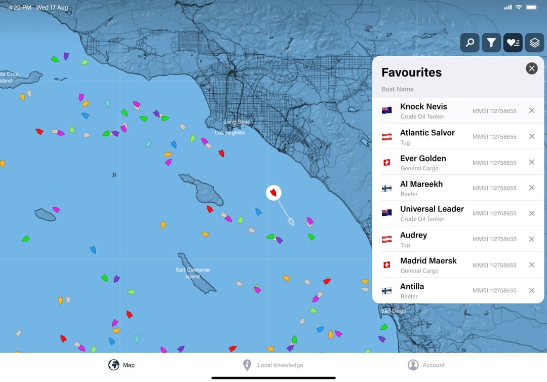 AIS Explorer · PredictWind